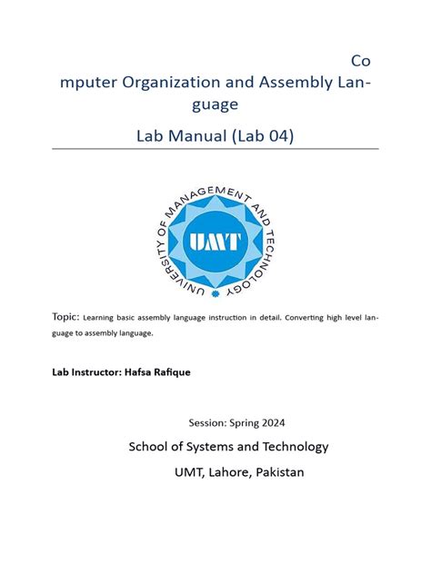 coal lab 4 download free pdf assembly language computer architecture