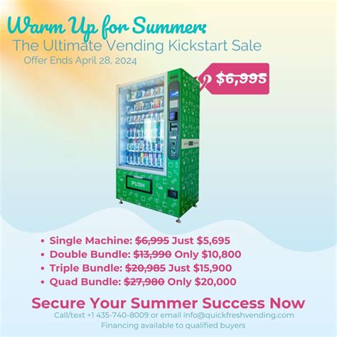 Buy Vending Machines At Quick Fresh Vending Store