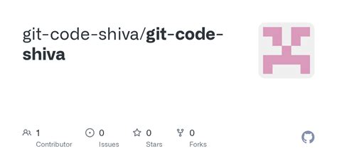 GitHub Git Code Shiva Git Code Shiva