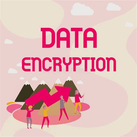 Conceptual Caption Data Encryption Business Concept Symmetrickey