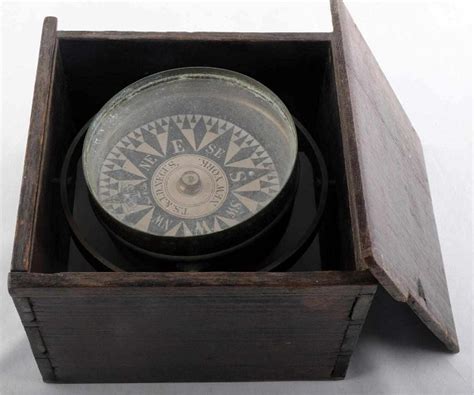 Antique Ts And Jd Negus 19th C Lifeboat Compass