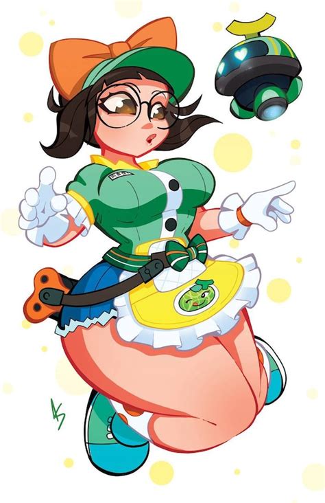 Mei Honeydew Skin Pinup Art Print Overwatch Blizzard Etsy
