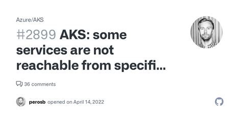 AKS Some Services Are Not Reachable From Specific Windows Node Issue 2899 Azure AKS GitHub