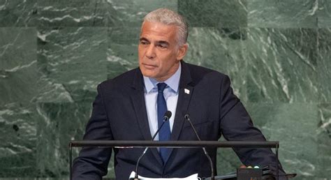 Israeli Prime Minister Lapid Backs Two State Solution Un News