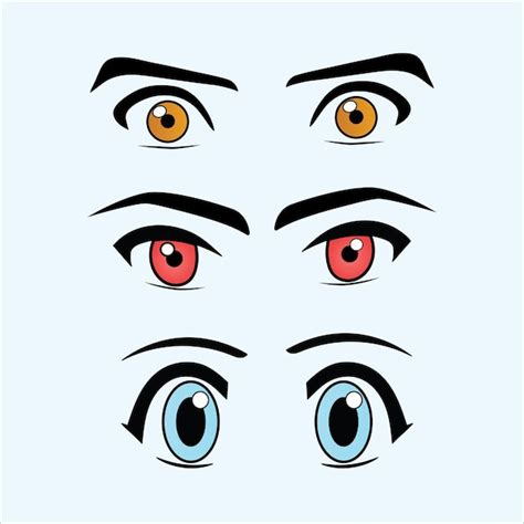 Premium Vector Cool Anime Eye Vector Template