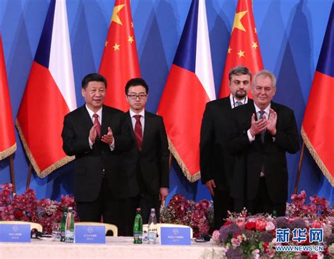 习近平同捷克总统泽曼共同出席中捷经贸合作圆桌会 组图 图片中国中国网