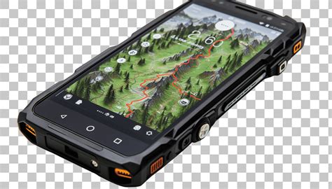Rugged Smartphone Png Hiking Gps Navigation Trail Map App Png Aura