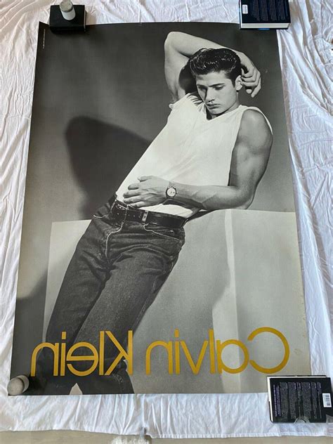 Original Rare Bruce Webersasha Mitchell Calvin Klein Bus Shelter