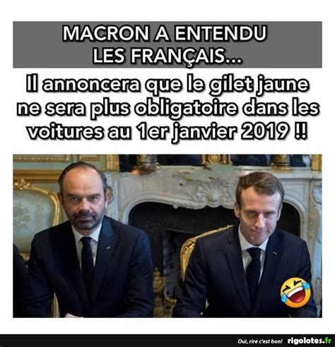 Macron a entendu Blagues et les meilleures images drôles