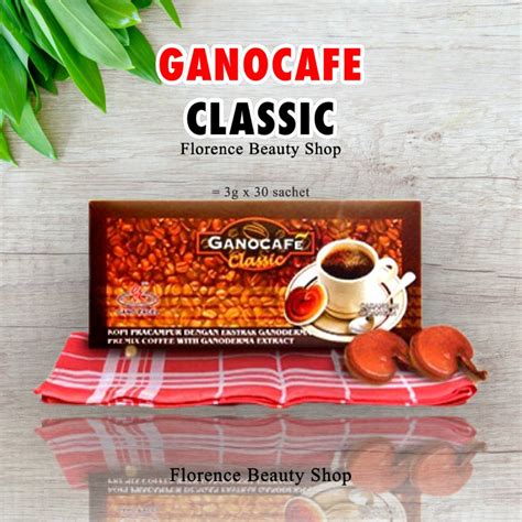 GANOCAFE CLASSIC BLACK COFFEE TANPA GULA TAMBAHAN 30 Sachets