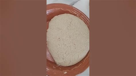 خبز بطحين الشعير وخميرة بلدية Short Shortvideo Youtube