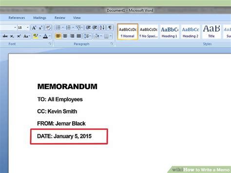 How To Write A Memo With Pictures WikiHow