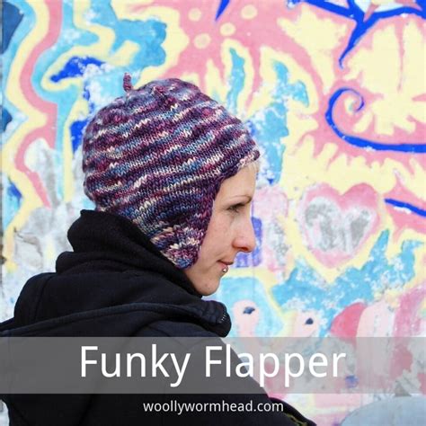 Funky Flapper Woolly Wormhead
