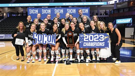 Wofford Volleyball Claims 2023 Socon Tournament Championship
