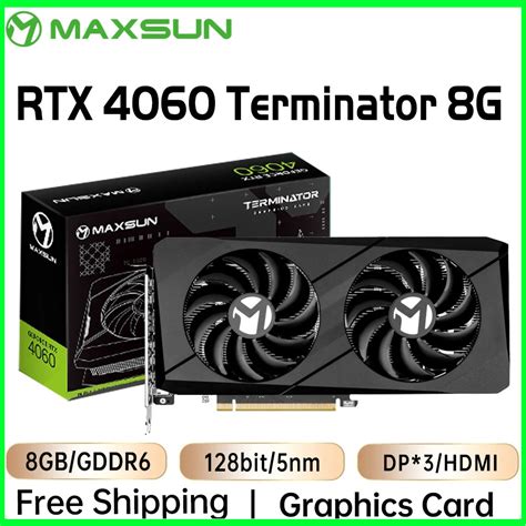 Jual Maxsun Graphics Cards Rtx 4060 Terminator B 8g So Gddr6 Gpu 128bit Pci Express 4 0 X8