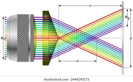 Generation Bessel Gaussian Beam Using Axicon Stock Vector Royalty Free