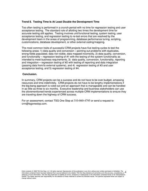 Crm 8 Trends Of Successful Crm Projects Pdf