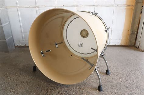 North Fiberglass Shell 22x22 Bass Kick Drum Vintage 1970s Reverb