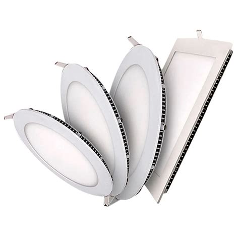 Led Downlight 3w 6w 9w 12w 15w 18w Led Ceiling Square Round Led Panel Light Bulb Ac110v 220v