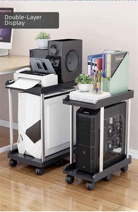 70mm Thickened Plastic Computer Case Holder Portable Universal Rolling