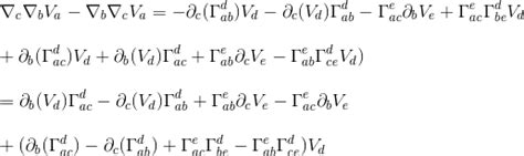 Einstein Relatively Easy Riemann Curvature Tensor Part I Derivation