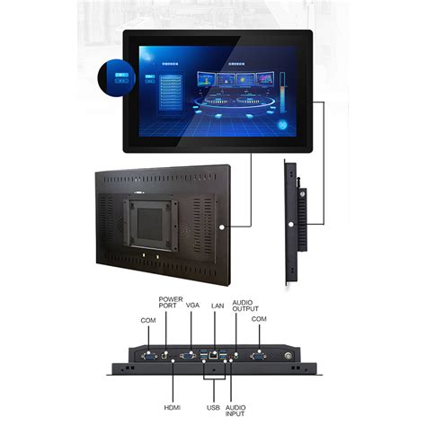 Open Frame Capacitive Embedded Cnc Touch Display With Inch Waterproof Screen China Inch