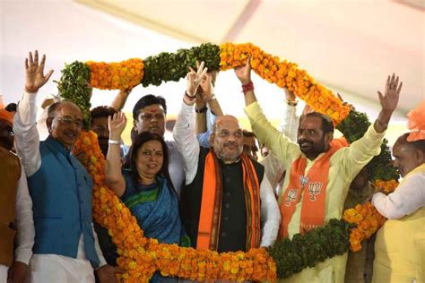 Amit Shah During Bjp Rally