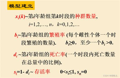 数学建模笔记（九）：差分方程与代数方程模型管住嘴迈开腿数学建模 Csdn博客