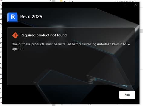 Revit 2025 Installation Error Required Product Not Found Autodesk Community