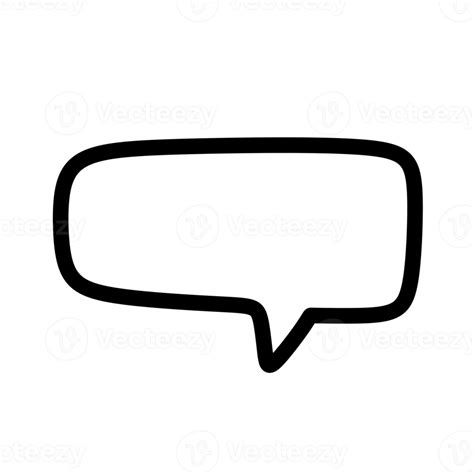 Speech Bubble Line 20953364 Png