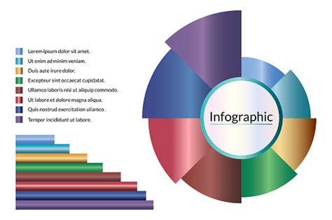 8 옵션 및 텍스트에 대 한 위치와 금속 인포 그래픽 다이어그램 데이터 시각화 템플릿입니다 프로세스 차트 보고서 배너 워크플로 및 프레젠테이션을 위한 디자인입니다 편집