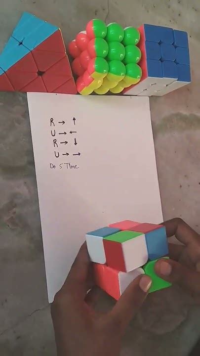 Algorithm For 2x2 Rule ⭐ Cuber Shortvideo Cube💫 Youtube