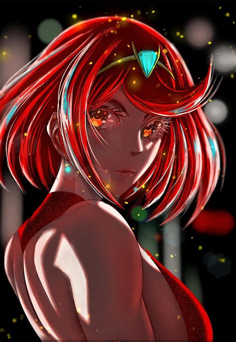 Pyra Portrait Fuzzlogik R Xenoblade Chronicles