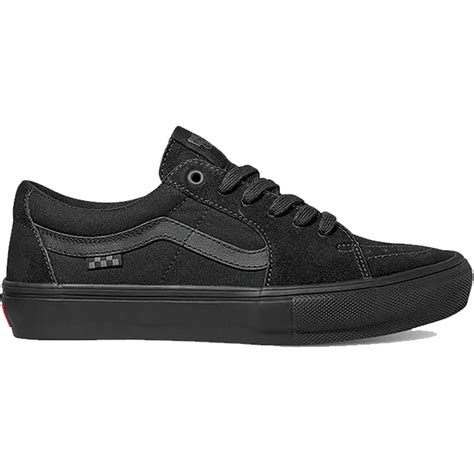 Vans Skate Sk8 Low Shoes Black Black Socal Skateshop