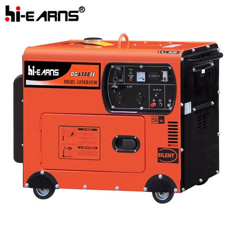 Air Cooled Silent Type Diesel Generator Dg7000se Diesel Generator