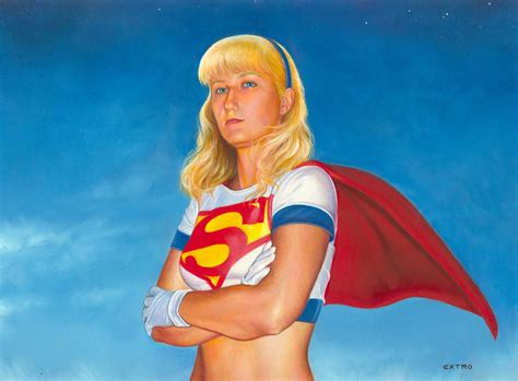 Illustration Supergirl By Extro On Deviantart