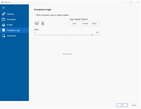 how to add a company logo documentation ad reports maxpowersoft