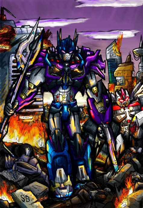 The Prime Shattered Glass By Soundbluster On Deviantart Shattered Glass Transformers