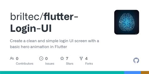 Flutter Login Uihomepagedart At Master · Briltecflutter Login Ui