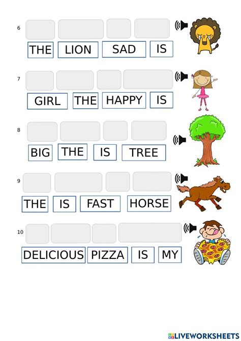 Make Guided Sentences Worksheet Sentences Kindergarten Kindergarten