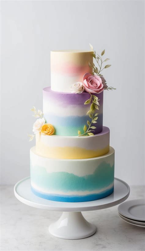 22 Watercolor Cake Decorating Ideas That Are Artistic And Dreamy