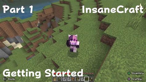 Minecraft Insanecraft Part 1 Getting Started Youtube