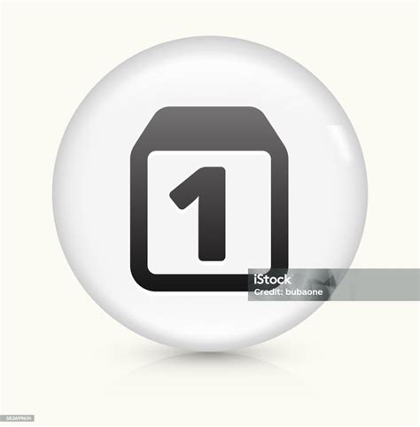흰색 둥근 벡터 버튼의 장난감 아이콘 차단 1에 대한 스톡 벡터 아트 및 기타 이미지 1 건축하기 곡선 Istock