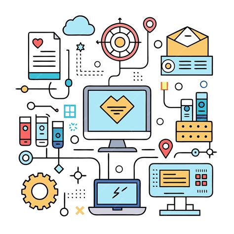 Premium Vector Comprehensive It Solutions Icons Cloud Computing Data