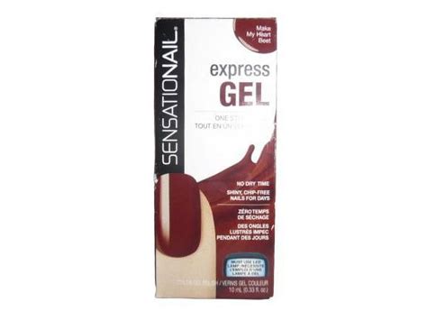 Sensationail Express Gel One Step Polish No Dry Time Must Use Led