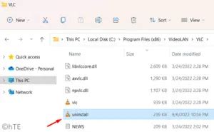 How To Uninstall VLC Media Player From Windows PC