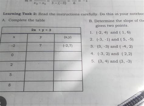 learning task 2 read the instructions carefully do this in your