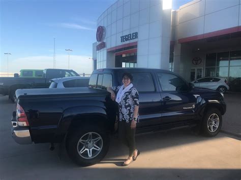 Tegeler Toyota Congratulations To Riza Garza On The