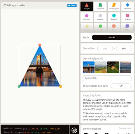 Css中的路径裁剪样式clip Path的使用css 剪辑路径制作工具使用教程 Csdn博客