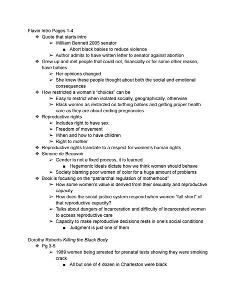 Sex Social Justice Bill Of Rights Week 1 Readings Flavin Intro